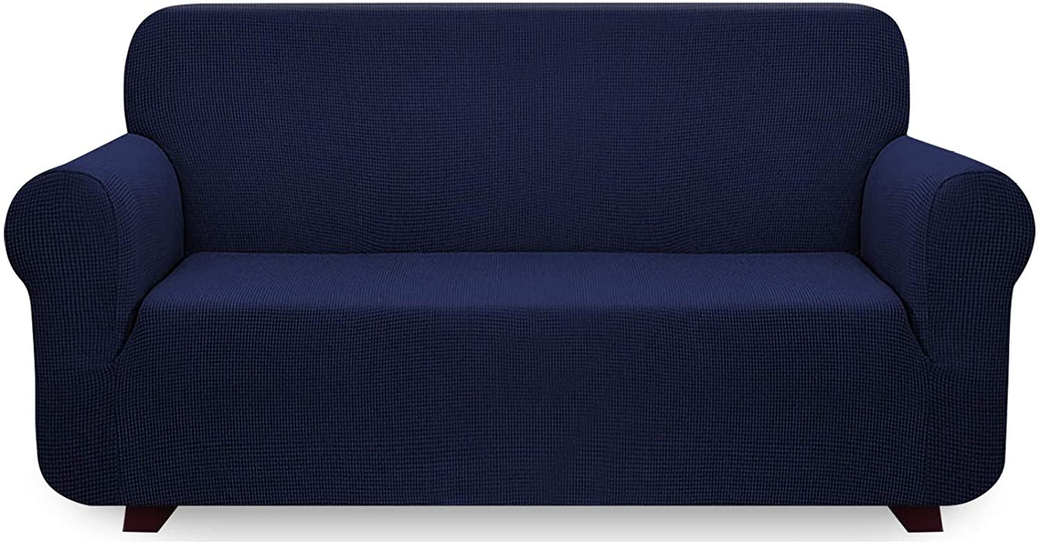 iCOVER One Piece High Stretch Couch Cover, Large Sofa Slipcover, fit ...