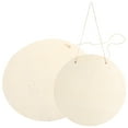 Walmart Unfinished Wood Surface, 2 Sets of Round DIY Hanging Wooden ...