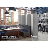 Tall Extra Wide Foldable Panel Partition Wall Divider, Double Hinged ...