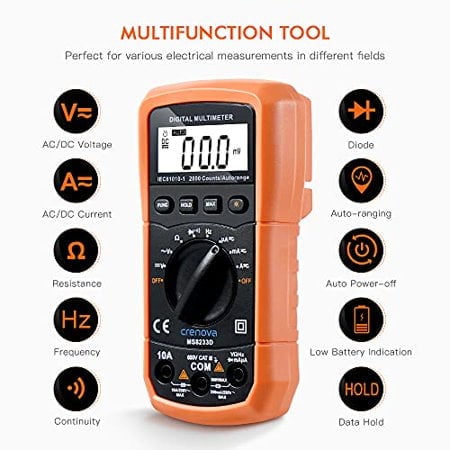 Click here for Crenova Ms8233d Auto-Ranging Digital Multimeter Ho... prices