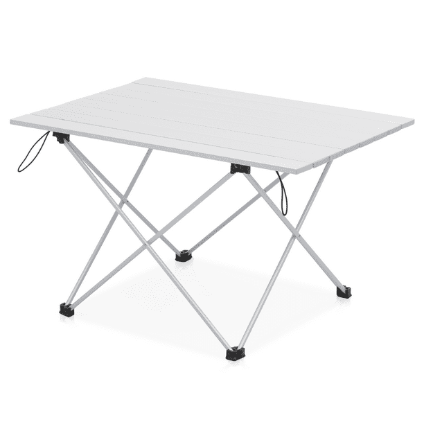MADOG Aluminum Foldable Camping Table, Portable Folding Camp Table with ...
