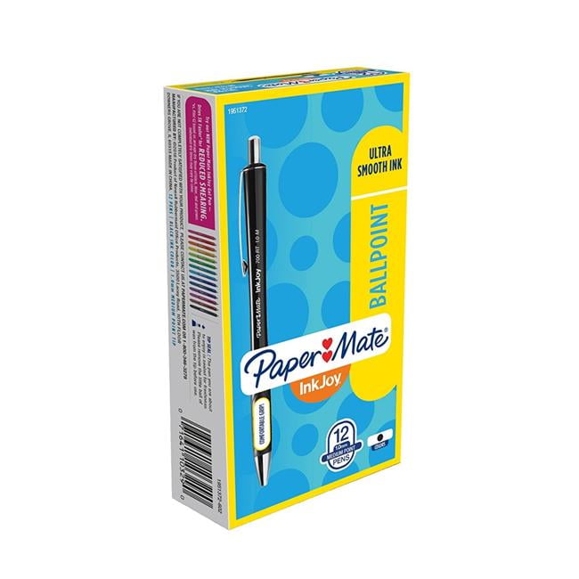 Papermate 1951372 1 mm Inkjoy 700 RT Retractable Ballpoint Pen, Black ...