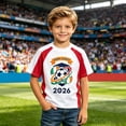 Boys Kids T Shirts Clothes Youth Letter Print Round Neck Short Sleeved ...