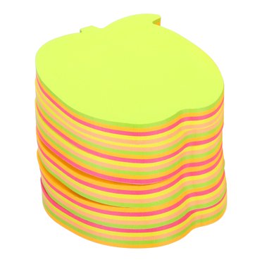 Uxcell 2.7" x 2.7" Star Shape Sticky Notes, Cute Self-Stick Memo Pads ...