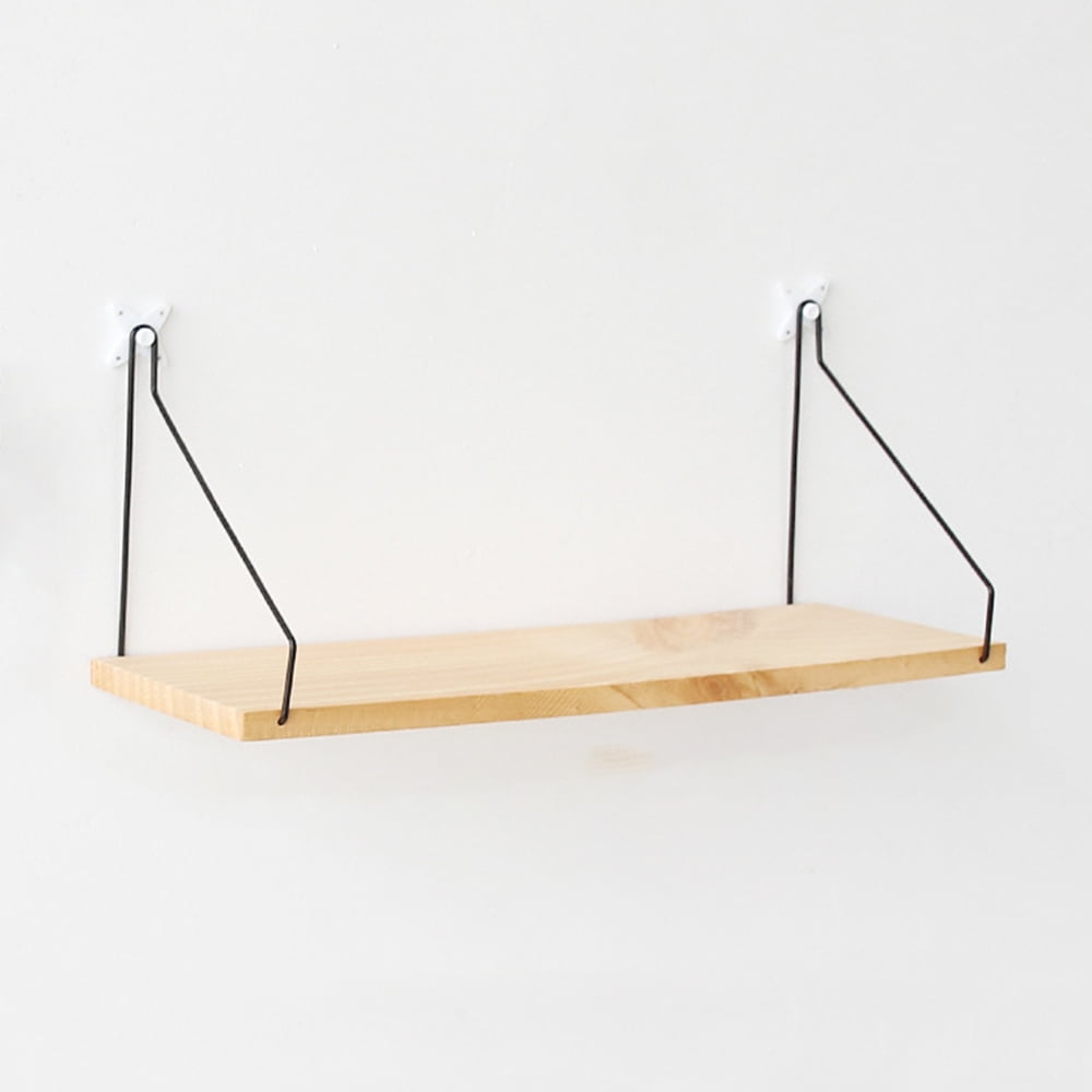 Click here for Zootealy Rustic Wall Mount Shelf With Metal Bracke... prices