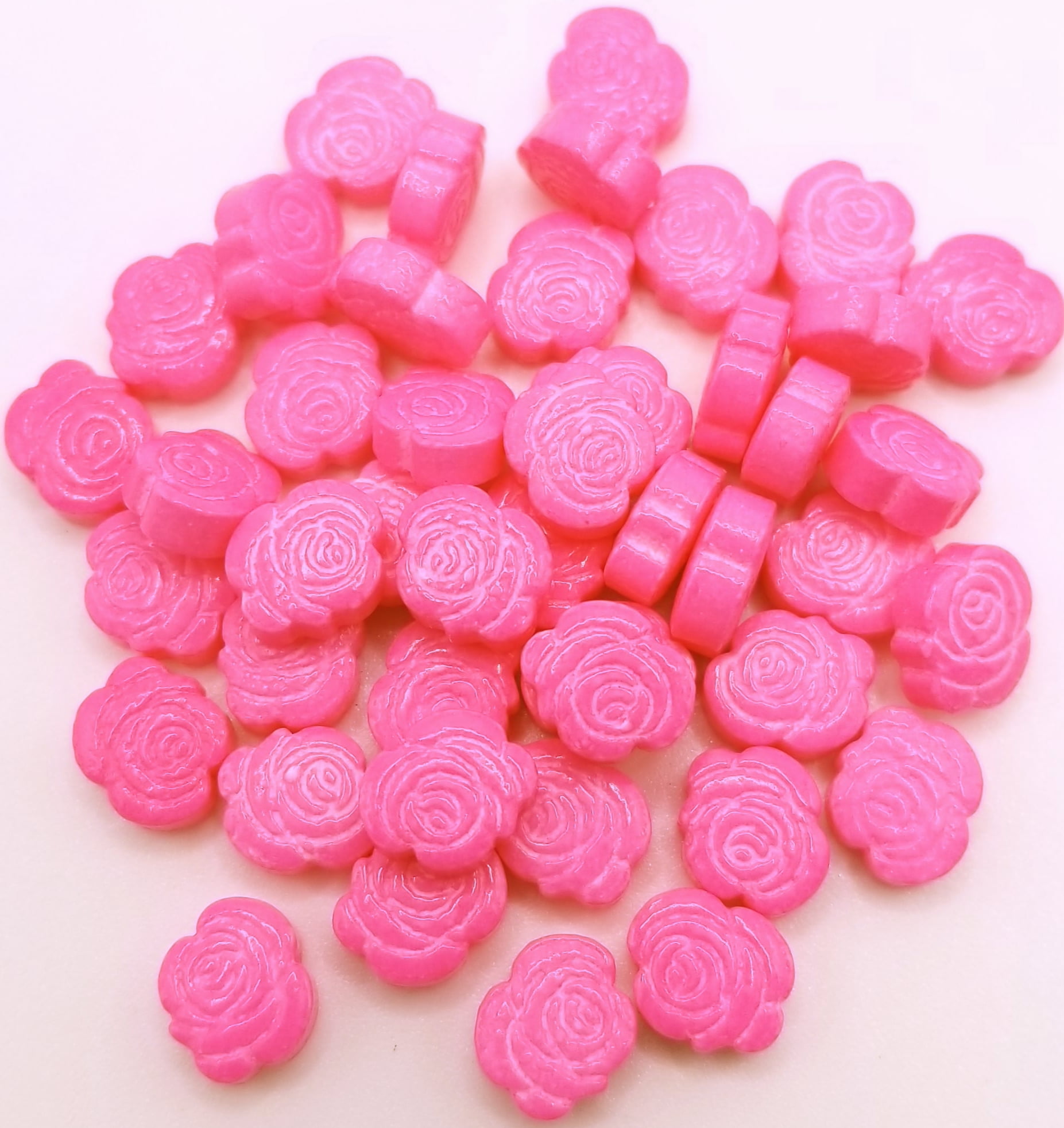 NCS Pink Roses Edible Candy Sprinkles, 8 ounces - Great for cupcakes ...