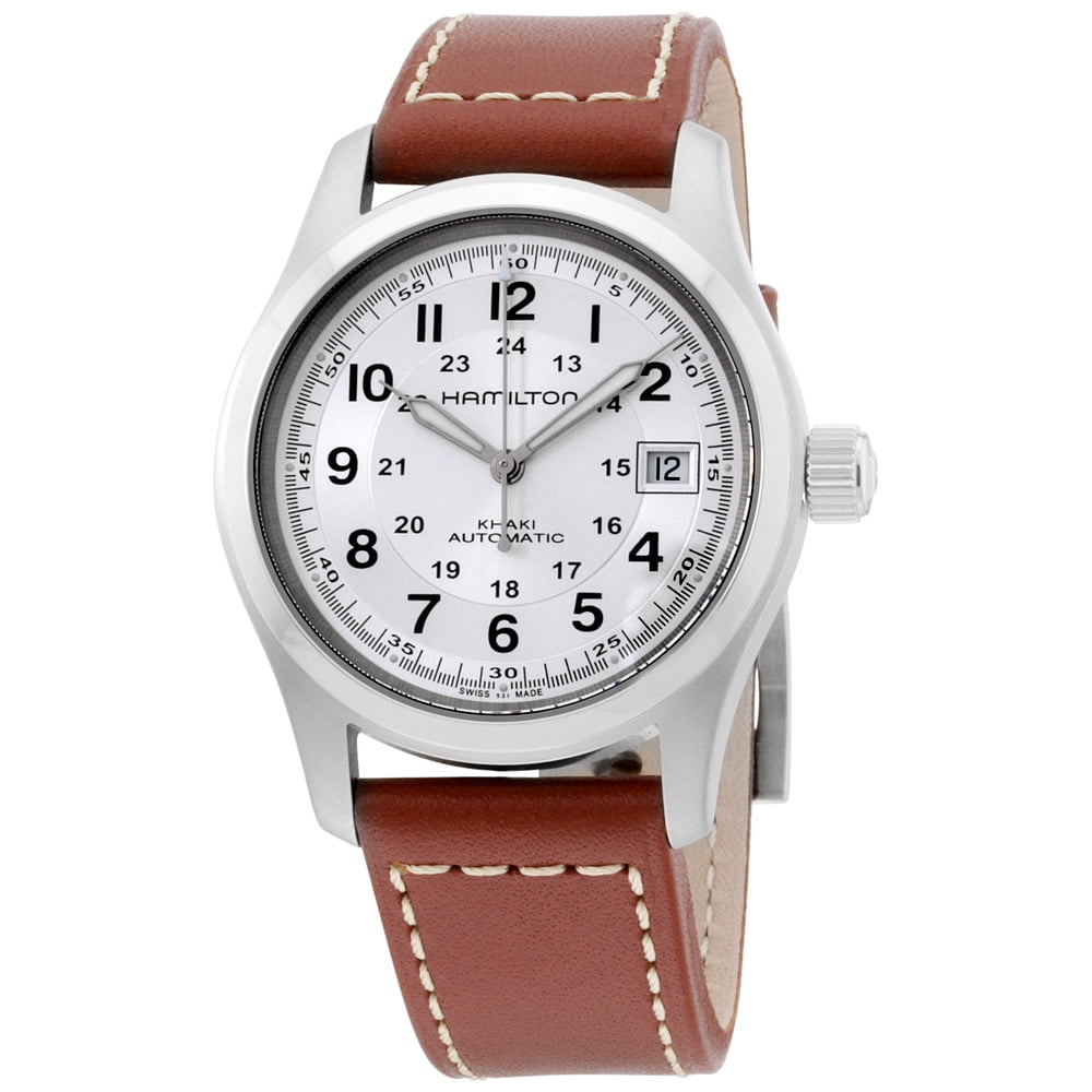 Hamilton Khaki Field Silver Dial Mens Watch H70455553 - Walmart.com