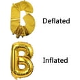 Happy Birthday Balloon Banner 16 Inch Mylar Foil Gold Letters Balloons ...