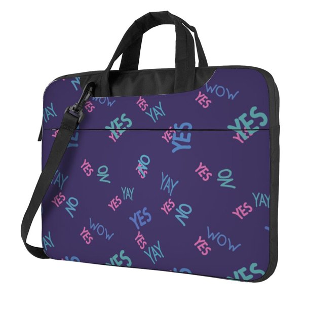 Yes or No Graffiti Laptop Bag, 13 inch Laptop or Tablet, Business ...