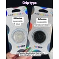 Checkerboard Blue Flower Resin Phone Grip: Glitter Grip - Walmart.com