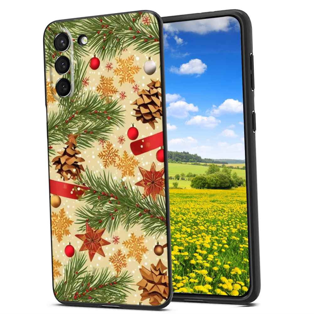 Compatible with Samsung Galaxy S21 FE Phone Case, Christmas-21 Case ...