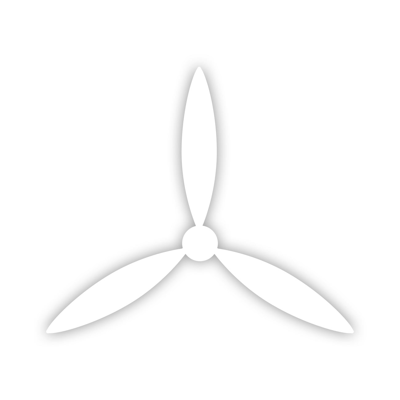 Propeller Sticker Decal Die Cut - Self Adhesive Vinyl - Weatherproof ...