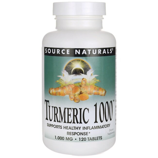 Source Naturals Turmeric 1000 120 Tabs - Walmart.com