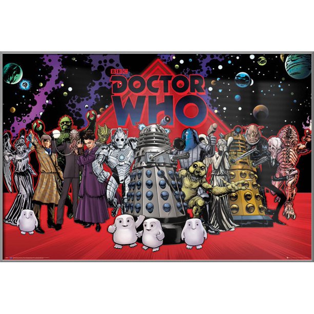 Doctor Who - Framed TV Show Poster (Dr. Who - The Enemies - Comic ...