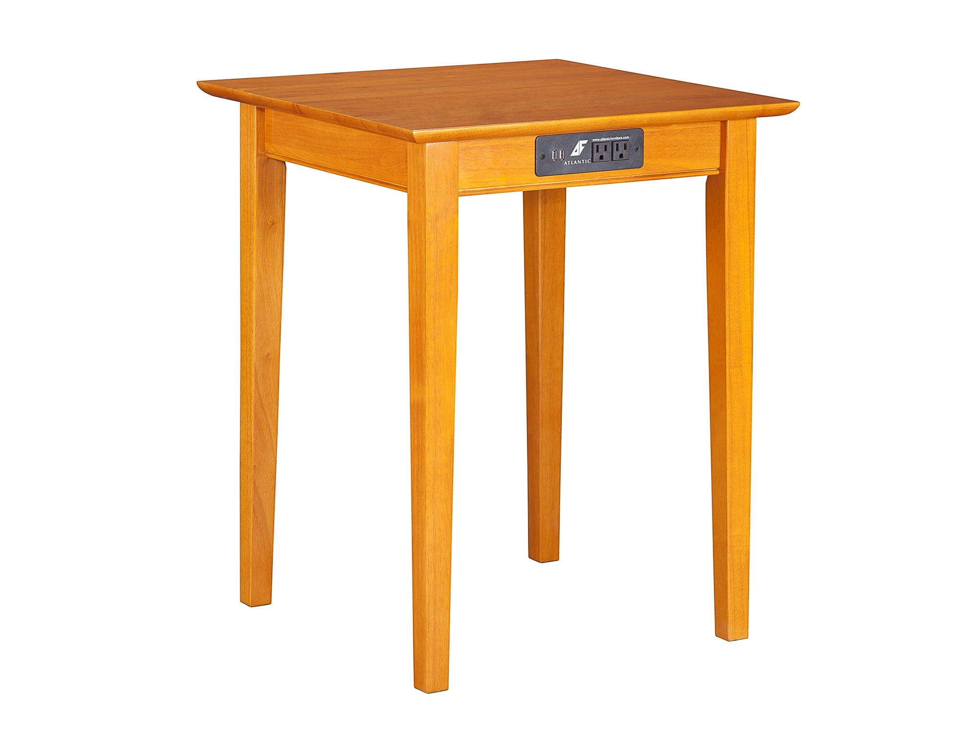 Shaker Printer Stand with Charging Station in Walnut or Caramel ...