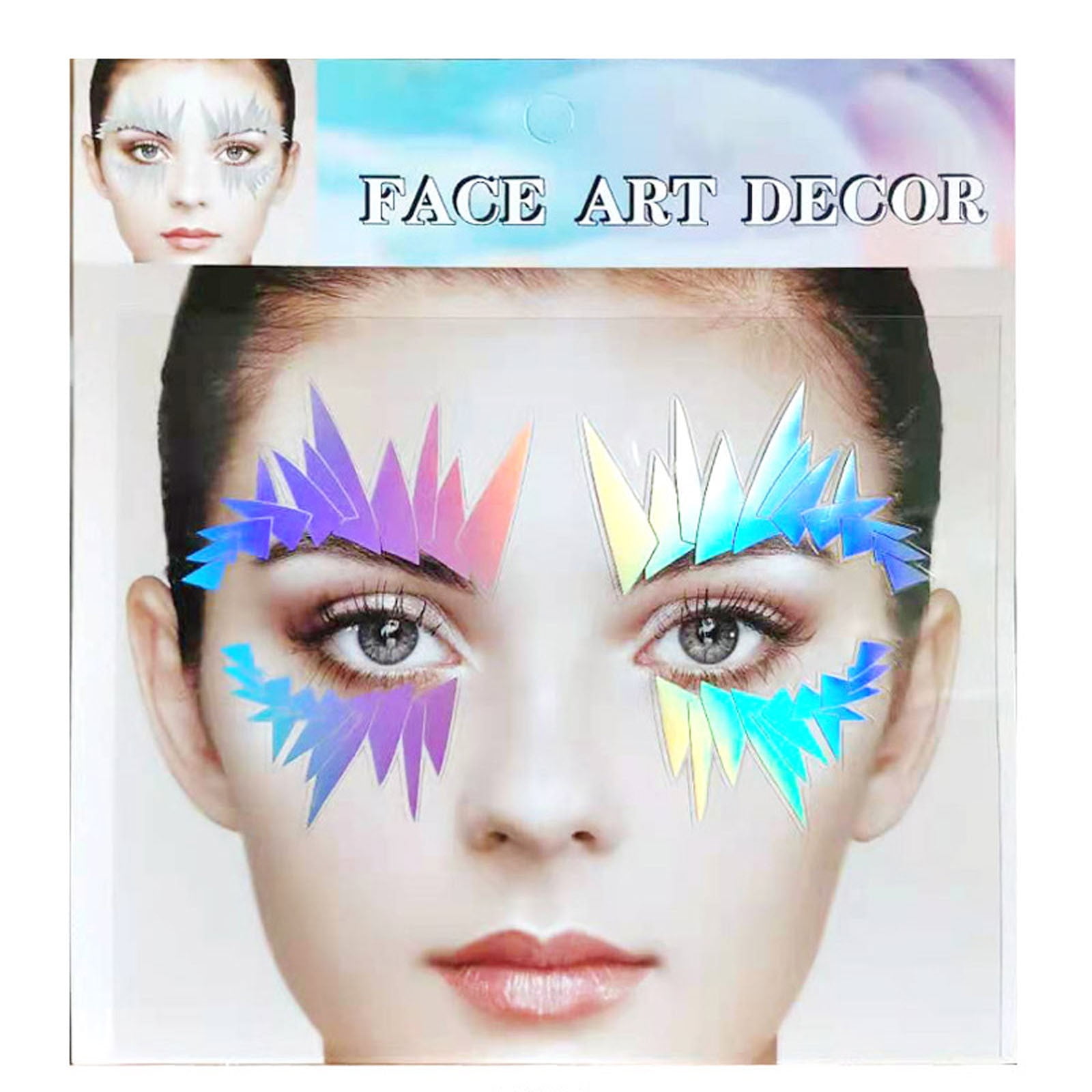 Dengmore Colorful Self-Adhesive Beauty Face Sticker Butterfly Party ...