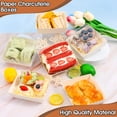 50Pack Charcuterie Boxes with Clear Lids,Square Paper Charcuterie Box ...