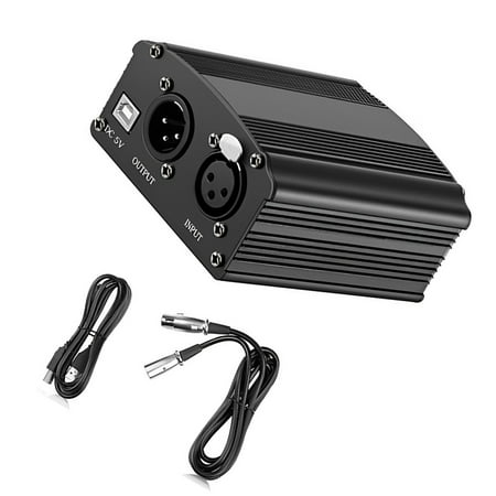 Ustyle Condenser Microphone Power Supply 48V Studio Karaokes Music ...