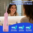 Water flosser tooth pick, portable oral irrigator dental device, with 4 ...