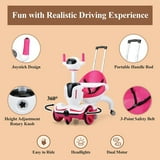 TOBBI 3 in 1 Kids Electric Ride On Robot Buggy Toy w/Remote Control ...