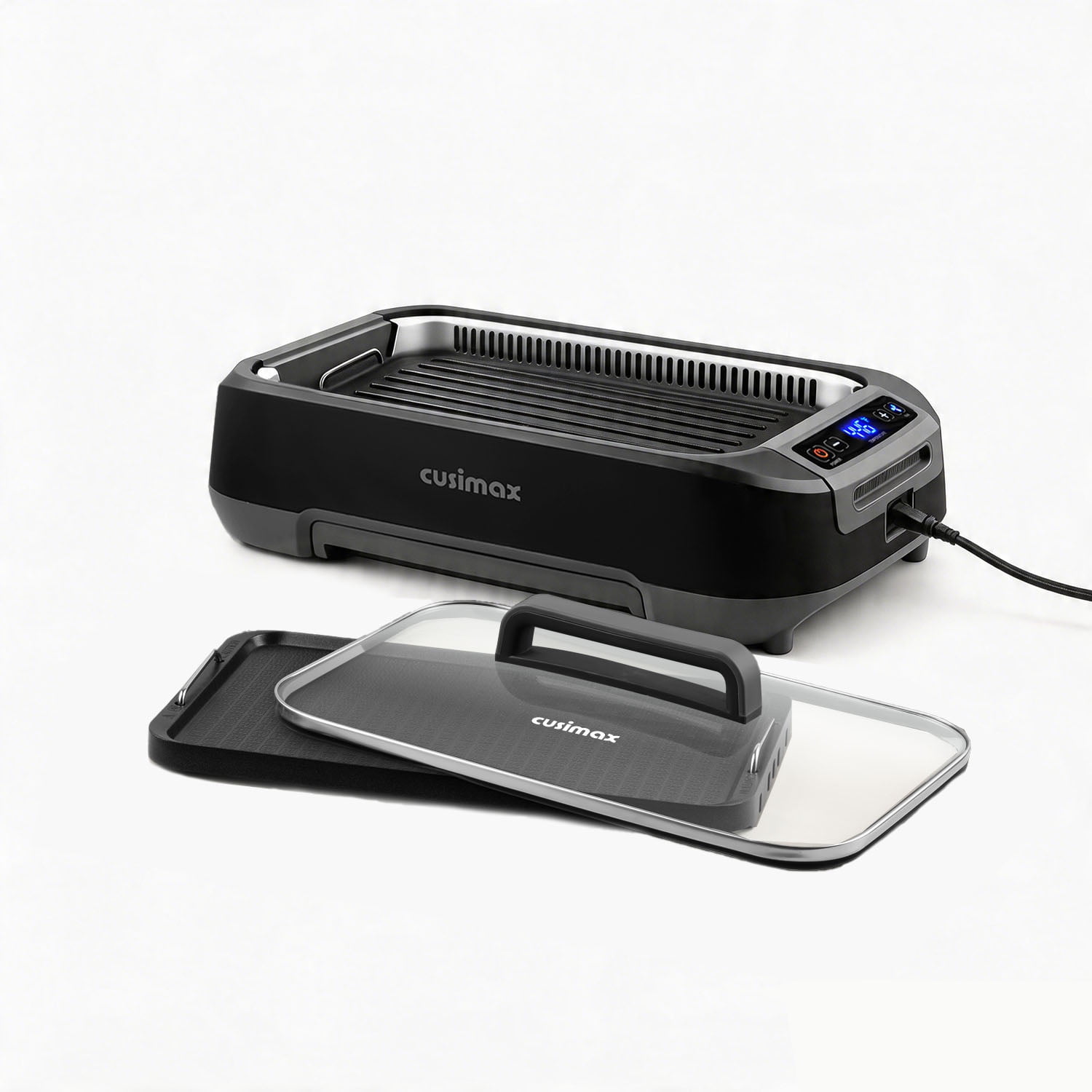 Click here for Cusimax Upgraded Black Smokeless Grill - 1500w Pow... prices