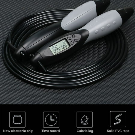 Jump Rope Adjustable Digital Counting Jump Rope Skipping Skip Rope ...