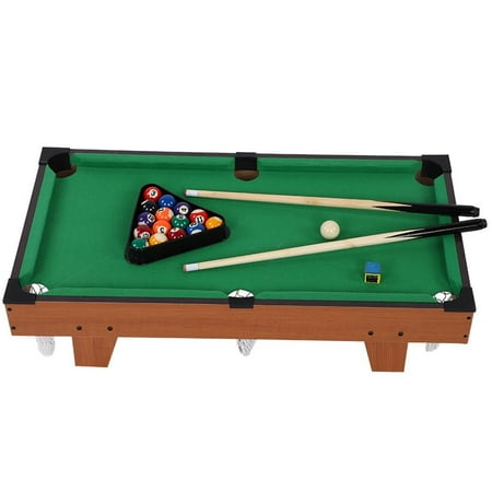 juguse Mini Pool Table Children Kids Snooker Billiards Set Cues Balls ...