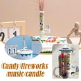 KRONDO Candy Fireworks Candles Surprise Clown Birthday Cake Atmosphere ...