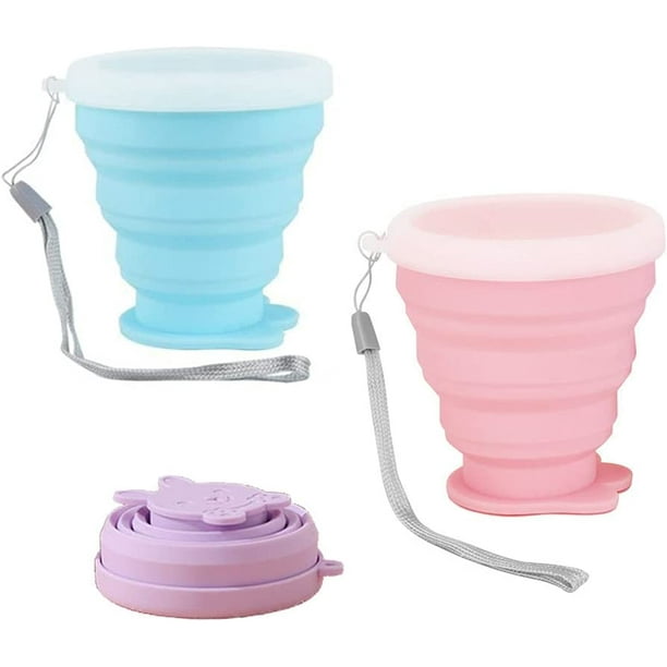 Collapsible Travel Silicone Mug, Retractable Collapsible Travel Mugs ...