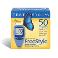 FreeStyle Blood Glucose Test Strips, 50 count - Walmart.com