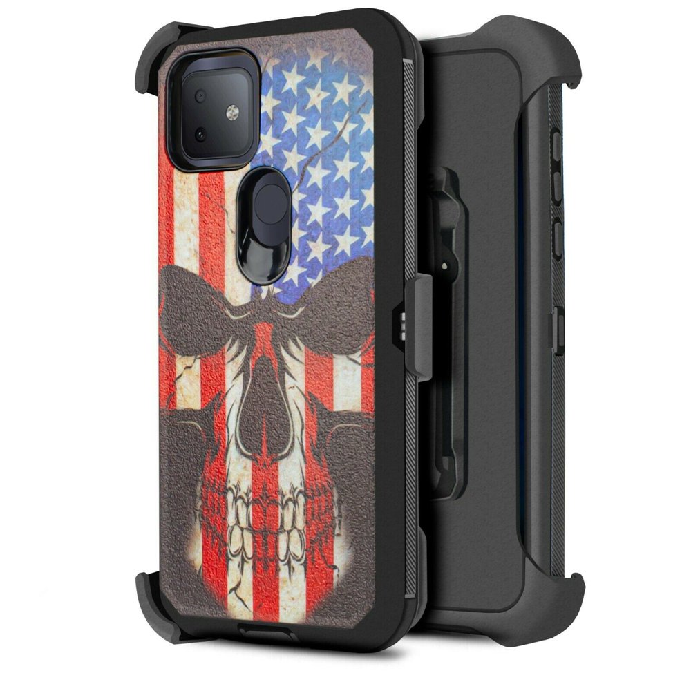 for T-Mobile Revvl 4+ Plus Phone Case Dual Layer Full-Body Rugged Clear ...