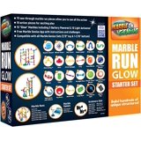 Marble Genius Glow Marble Run Starter Set - 115 Complete Pieces + Free ...