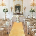 Gold Sequin Aisle Runners Carpet Runner 2ftx15ft for Ceremony Wedding ...