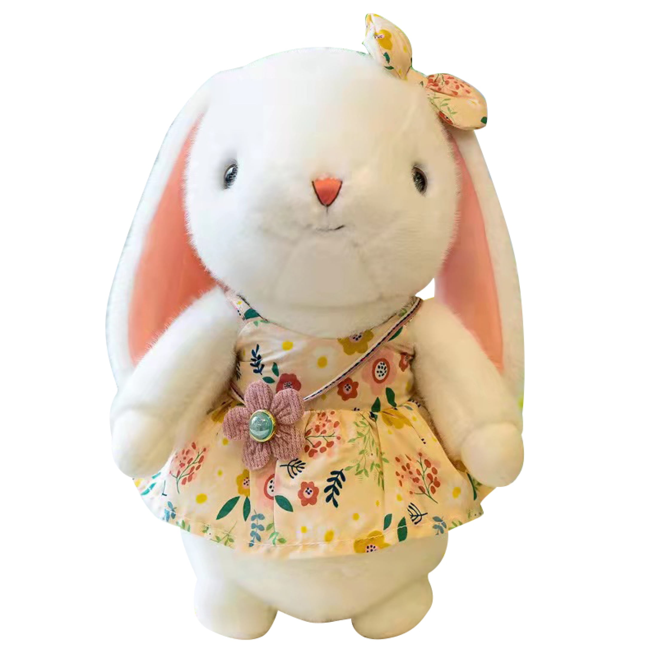 Surakey Plush Bunny Doll Yellow 11.8 Inchs,Soft Rabbit Stuffed Animal ...