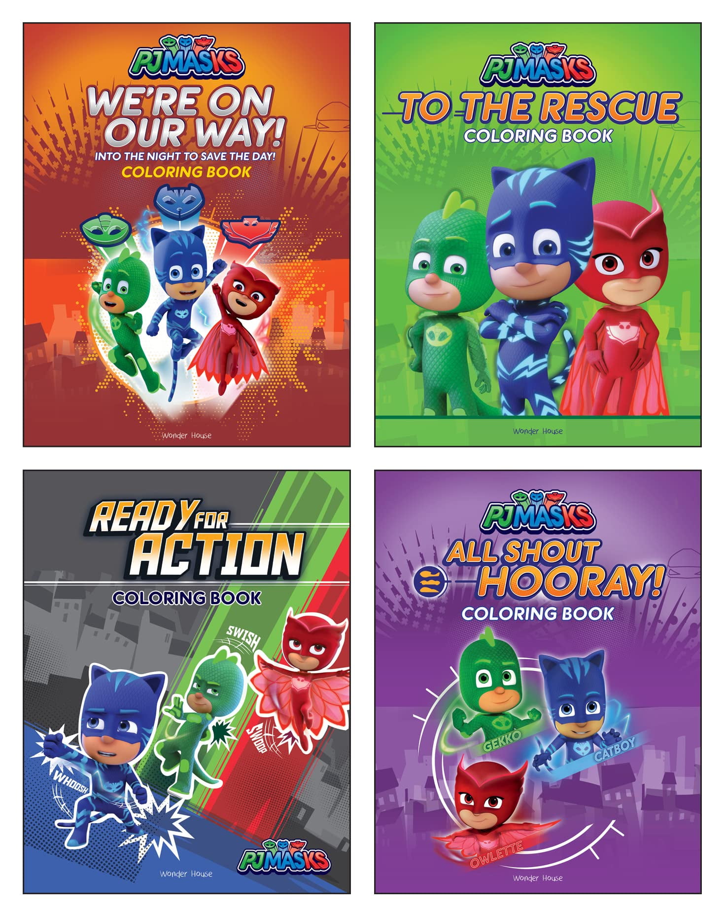 Pj Masks Coloring Books Super Pack - Walmart.com