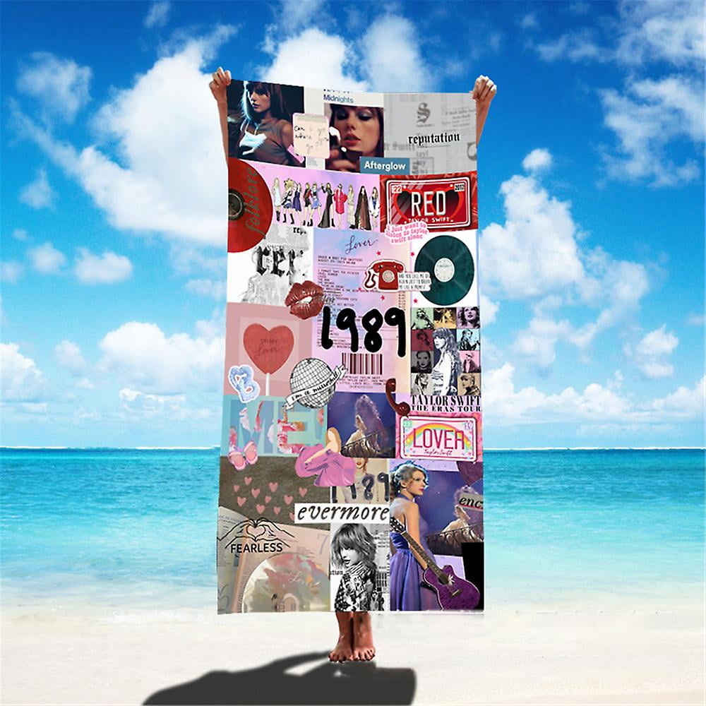 Click here for Taylor Swift Print Beach Towel Oversized 30X60  Su... prices