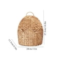 2026 New Independent Day Wall-Mounted Woven Decorative Flower Pot Home ...