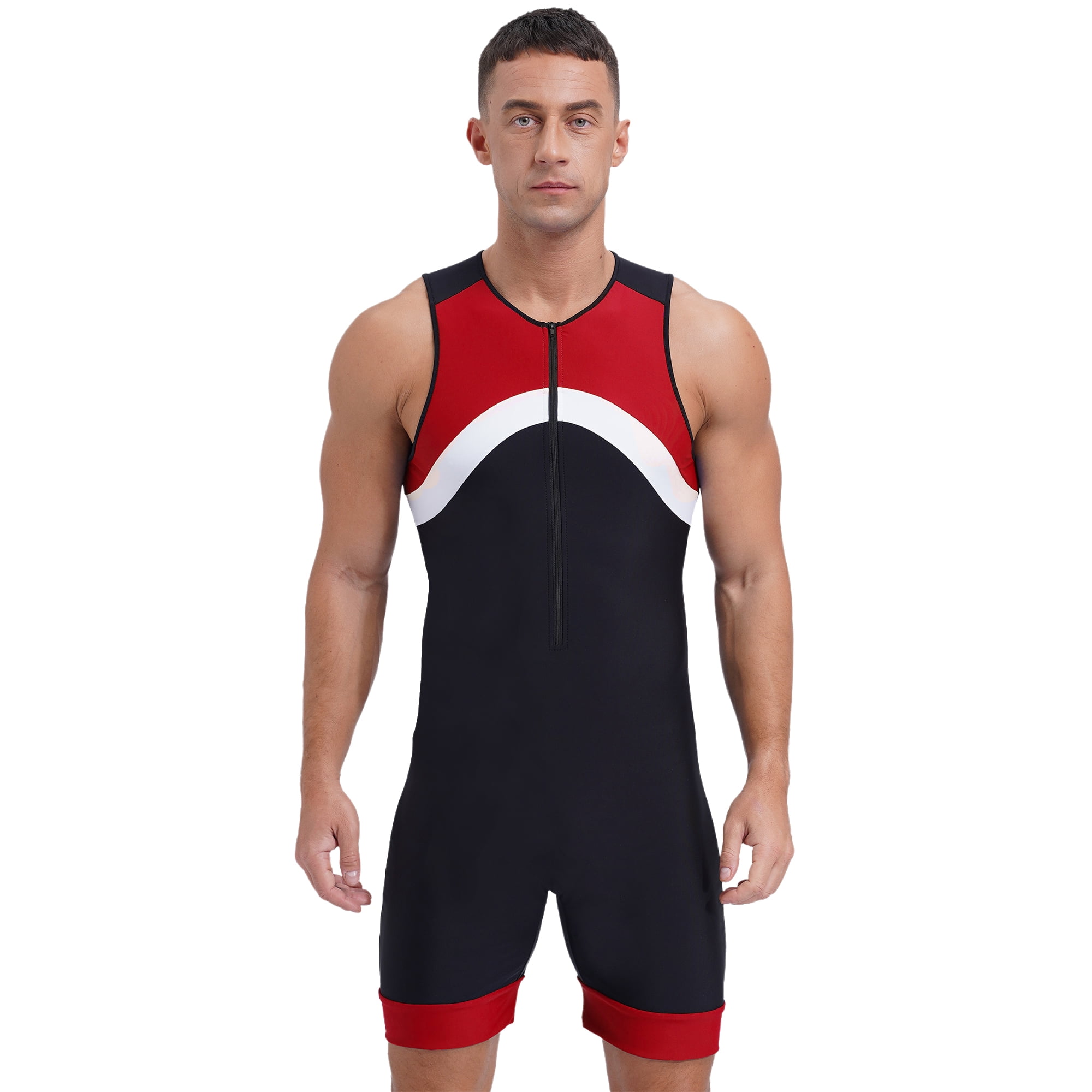 Click here for Tiaobug Mens Sleeveless One Piece Rash Guard Swims... prices