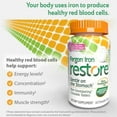 FERGON RESTORE Chewable Iron Tablets 27mg, Gluten-Free, Vegan, Orange ...