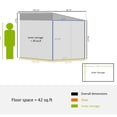 5' x 9' Outdoor Storage Shed, Lean to Shed with Foundation, Lockable ...