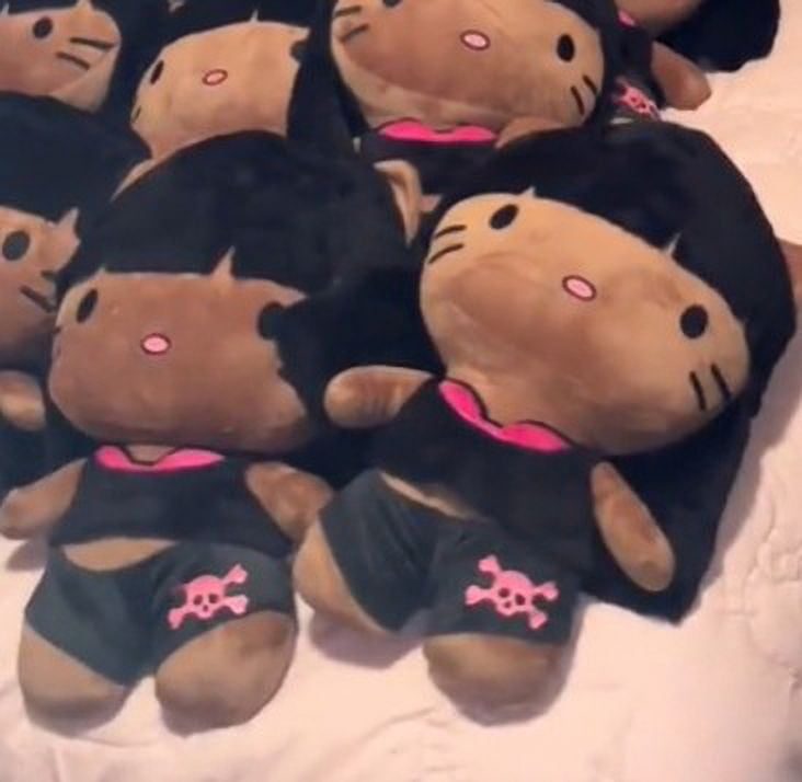 Miniso Hello Kitty Plush Travis Scott LIL PEEP Anime Plush Toy ...