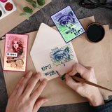 1sheet Custom PVC Plastic Clear Stamps for Scrapbooking Photo Album ...