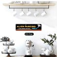 Alien Parking Only Metal Sign 4x16 Inch Aluminum Wall Art Decorative ...