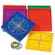 Learning Resources Double-Sided Rainbow Geoboards, 5", Math ...
