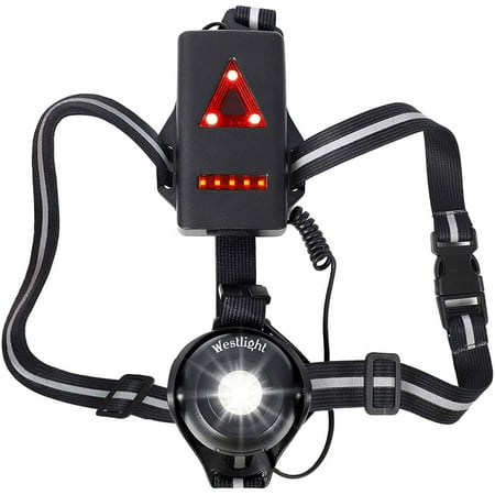 Run Light, 90° Adjustable Beam Angle, 500 Lumens, 360° Reflective Band ...
