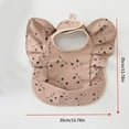 Flying Sleeve Baby Catcher Bib Angel Wing Designed Bib PU Water ...