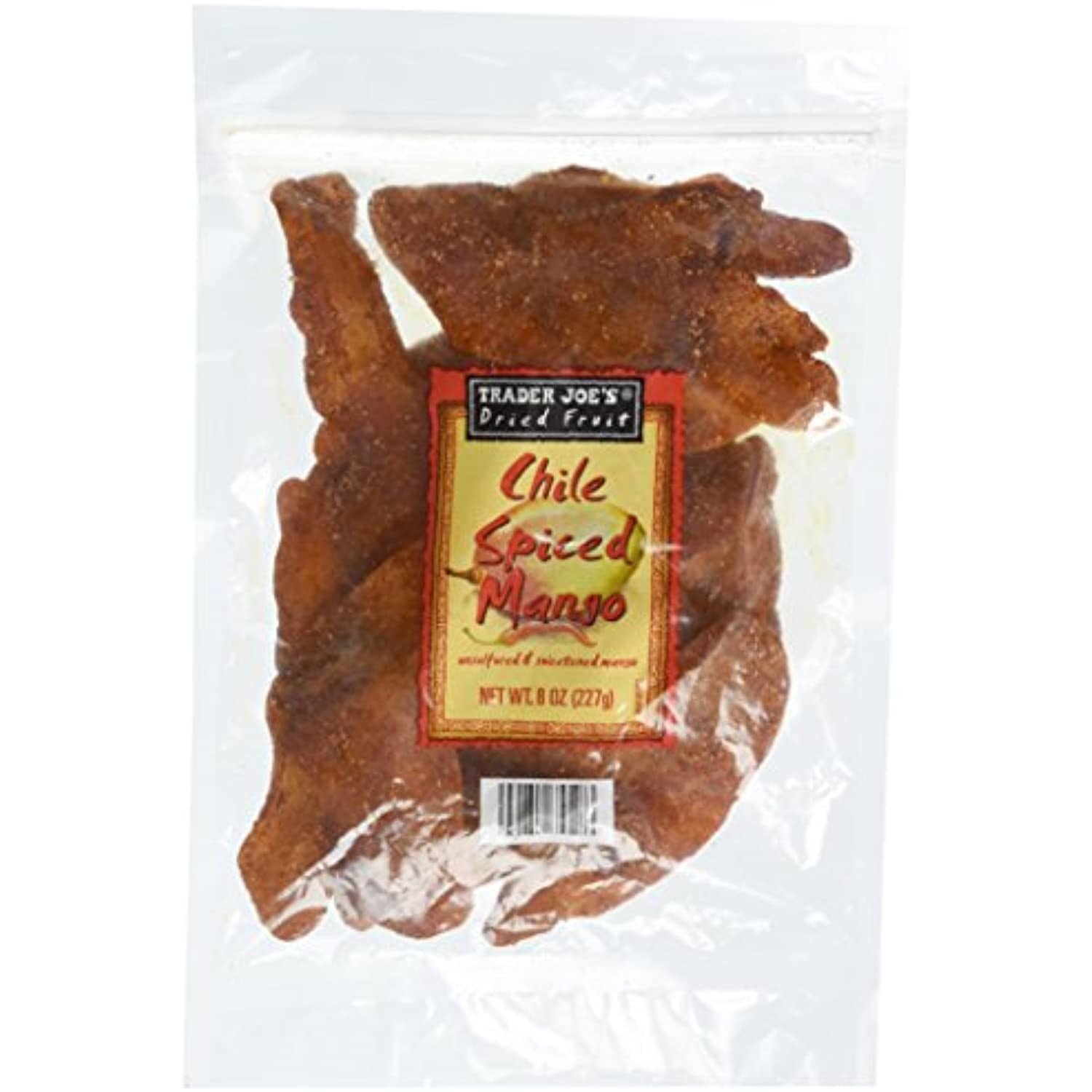 TJ Dried Chile Spiced Mango 8 Oz (227G)