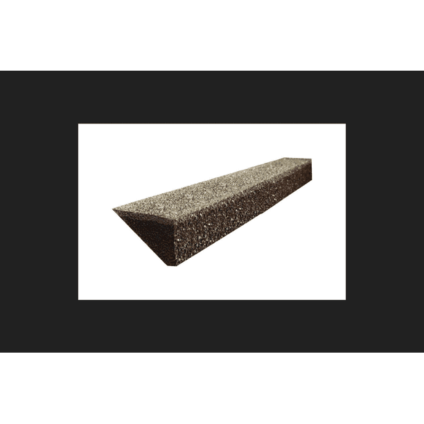 GutterFoam 5 in. W X 48 in. L Black Polyether Outdoor Foam Gutter Guard ...