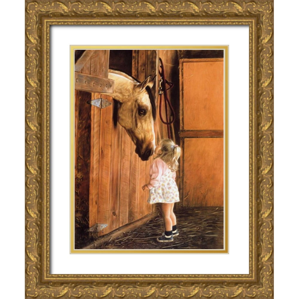 Harrison, Lesley 11x14 Gold Ornate Wood Framed with Double Matting ...