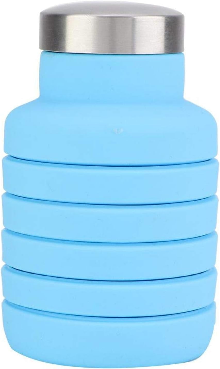 500ML Portable Folding Foldable Outdoor Travel Cup Water Bottle Mug ...